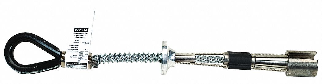 MSA, 400 lb Wt Capacity, Loop, Concrete Anchor - 23Z851|10081570 - Grainger
