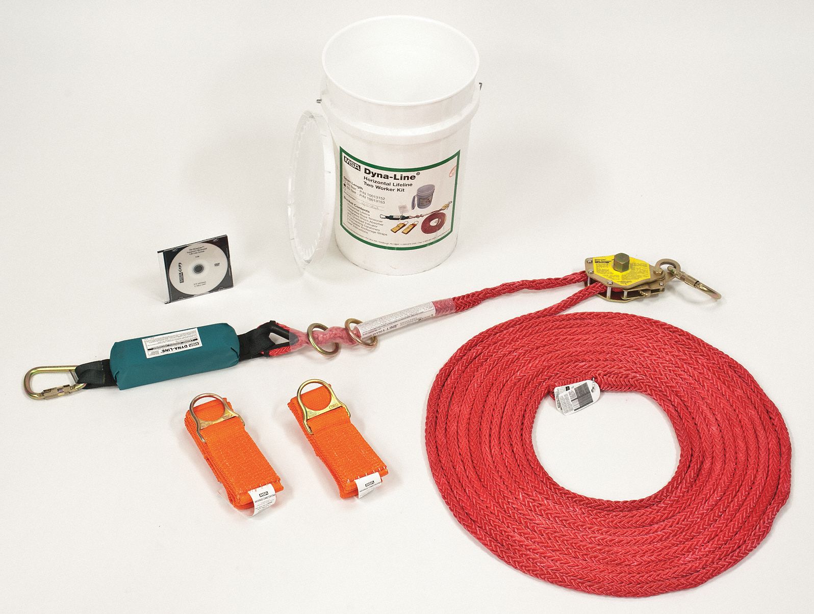 Horizontal Lifeline Kit, 310 lb Weight Capacity - Grainger