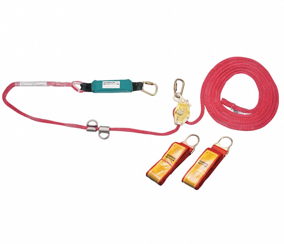 MSA Kit de Cuerda de Salvamento Horizontal, Longitud de 200 pies ...