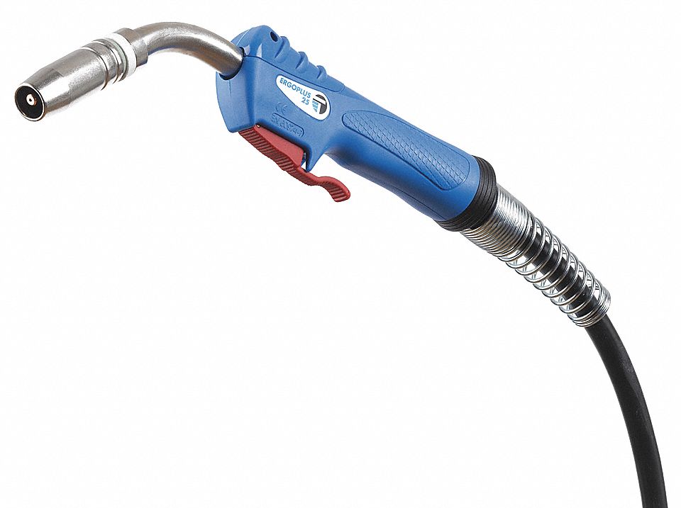 TRAFIMET MIG GUN, ERGOPLUS 25, 3 METRE CABLE, EURO CONNECTION - 1003680 ...
