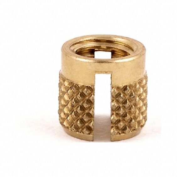 #10-32 Thread Size, 1/4 in Overall Lg, Press Insert - 807TM2|240-332-BR ... #10-32 Thread Size, 1/4 in Overall Lg, Press Insert - 807TM2|240-332-BR ...