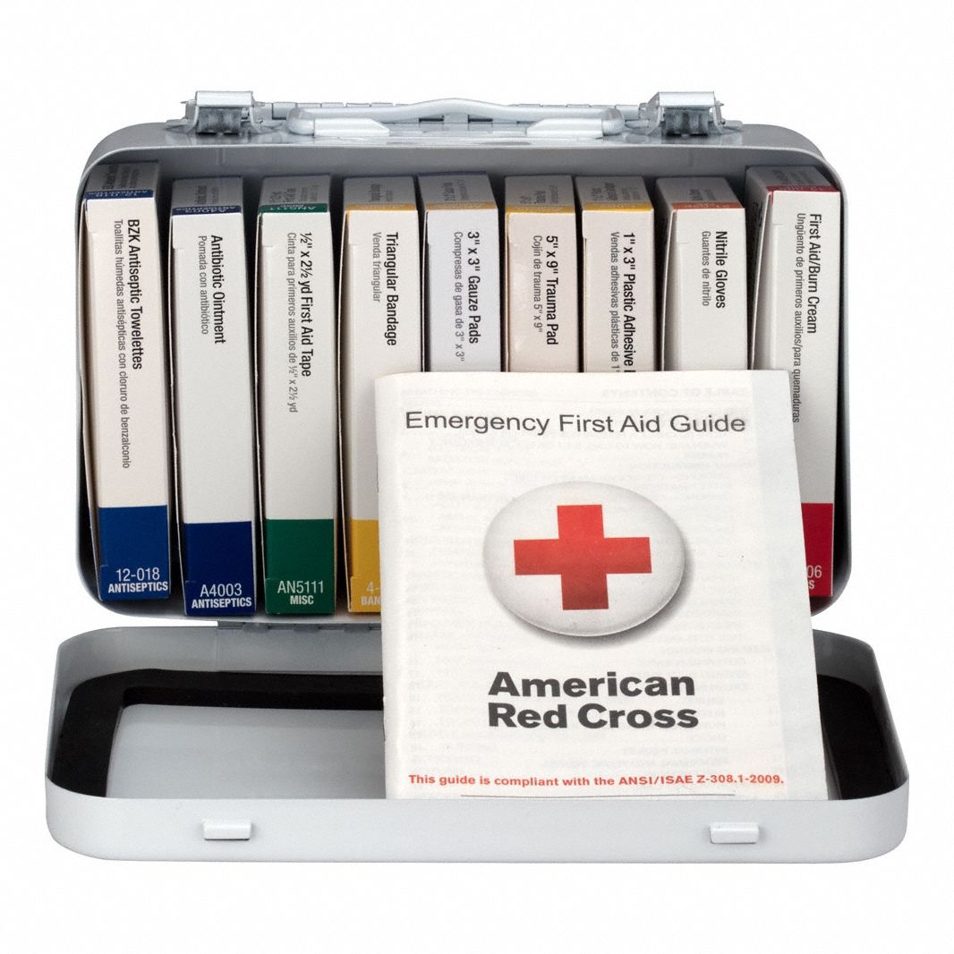 FIRST AID ONLY, Gen Purpose, 10 People Served, First Aid Kit and ...