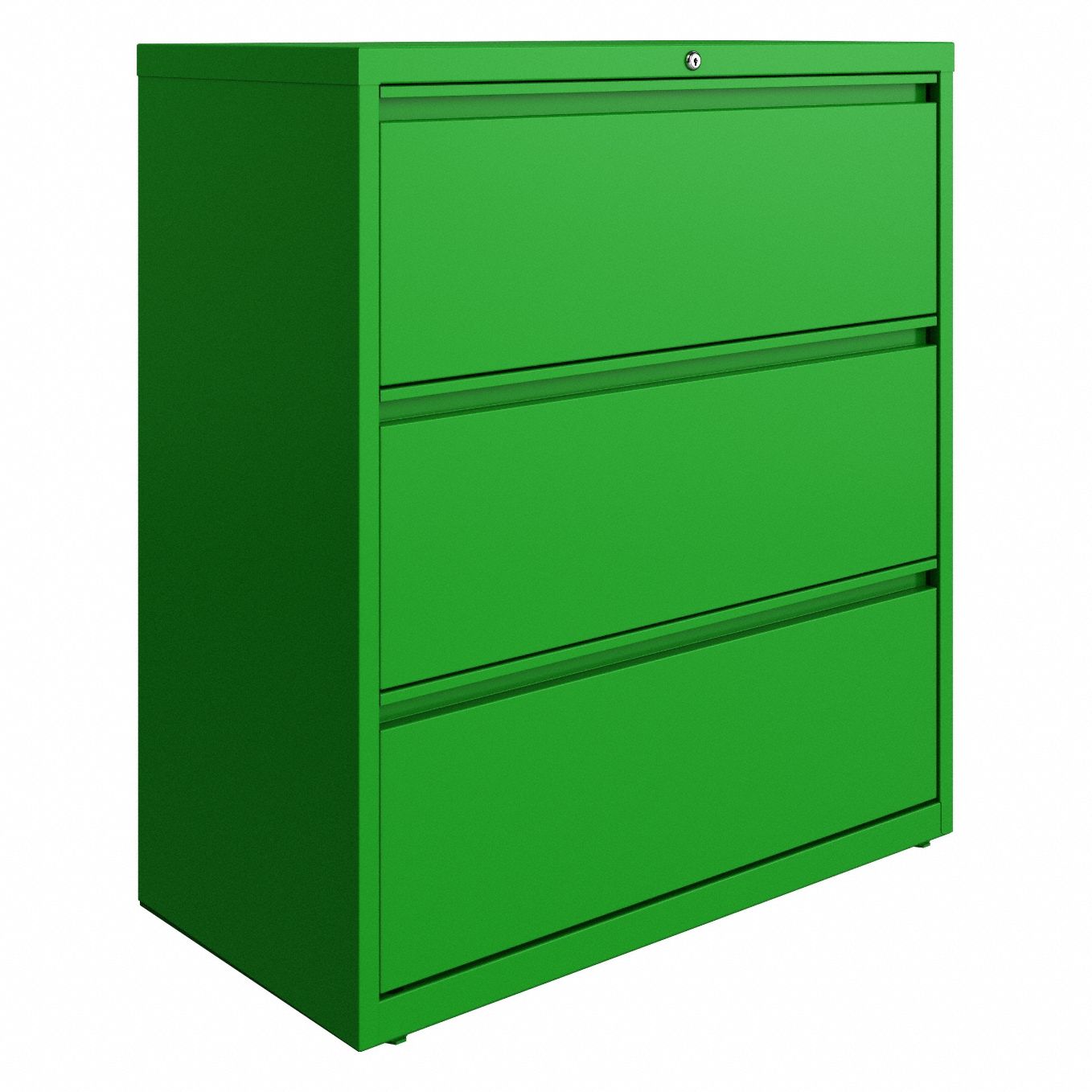 HIRSH, Screamin' Green, 3 Drawers, Lateral File Cabinet - 813X30|24253 ...