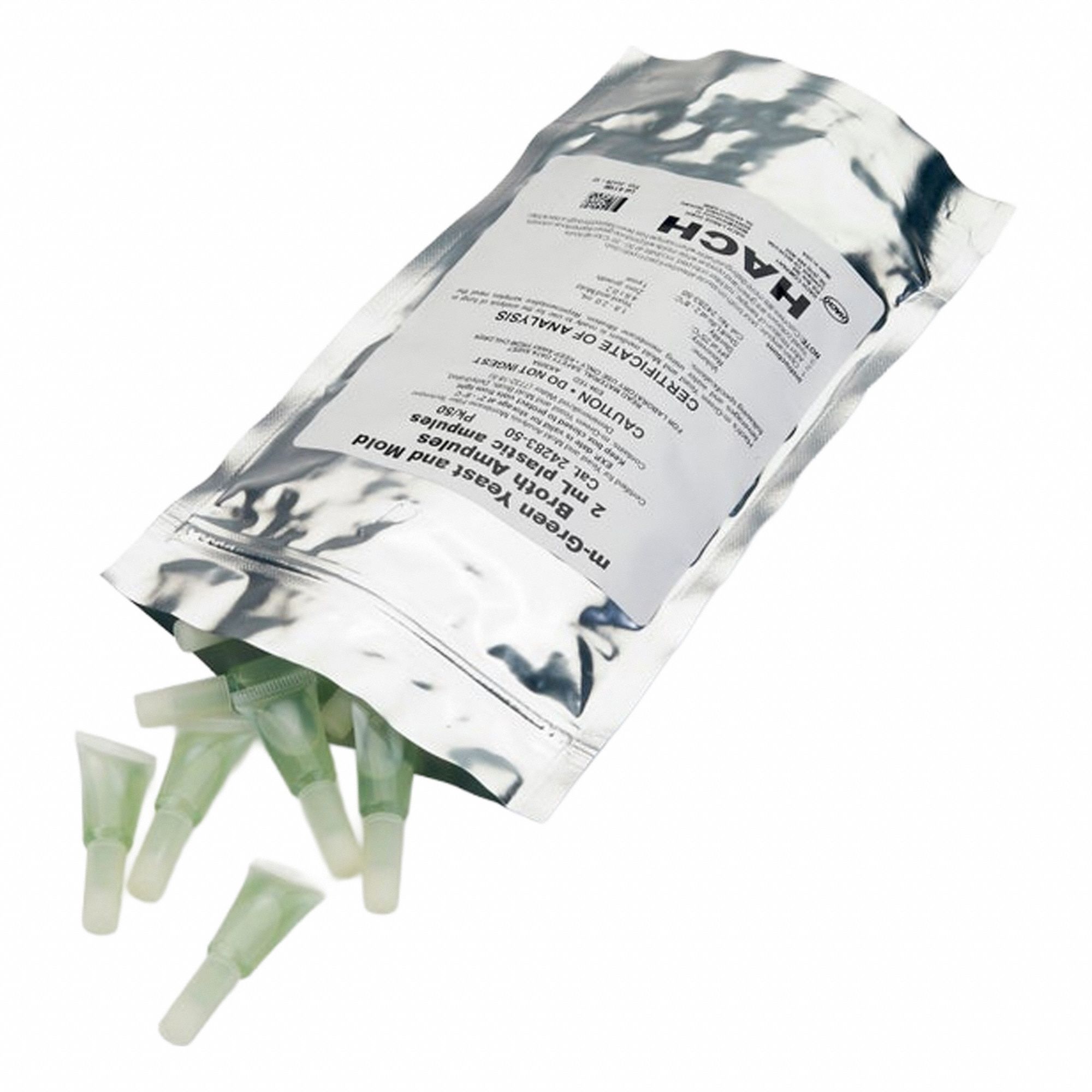 HACH, 2428350, 50, M-Green Yeast and Mold Broth - 897XT1|2428350 - Grainger