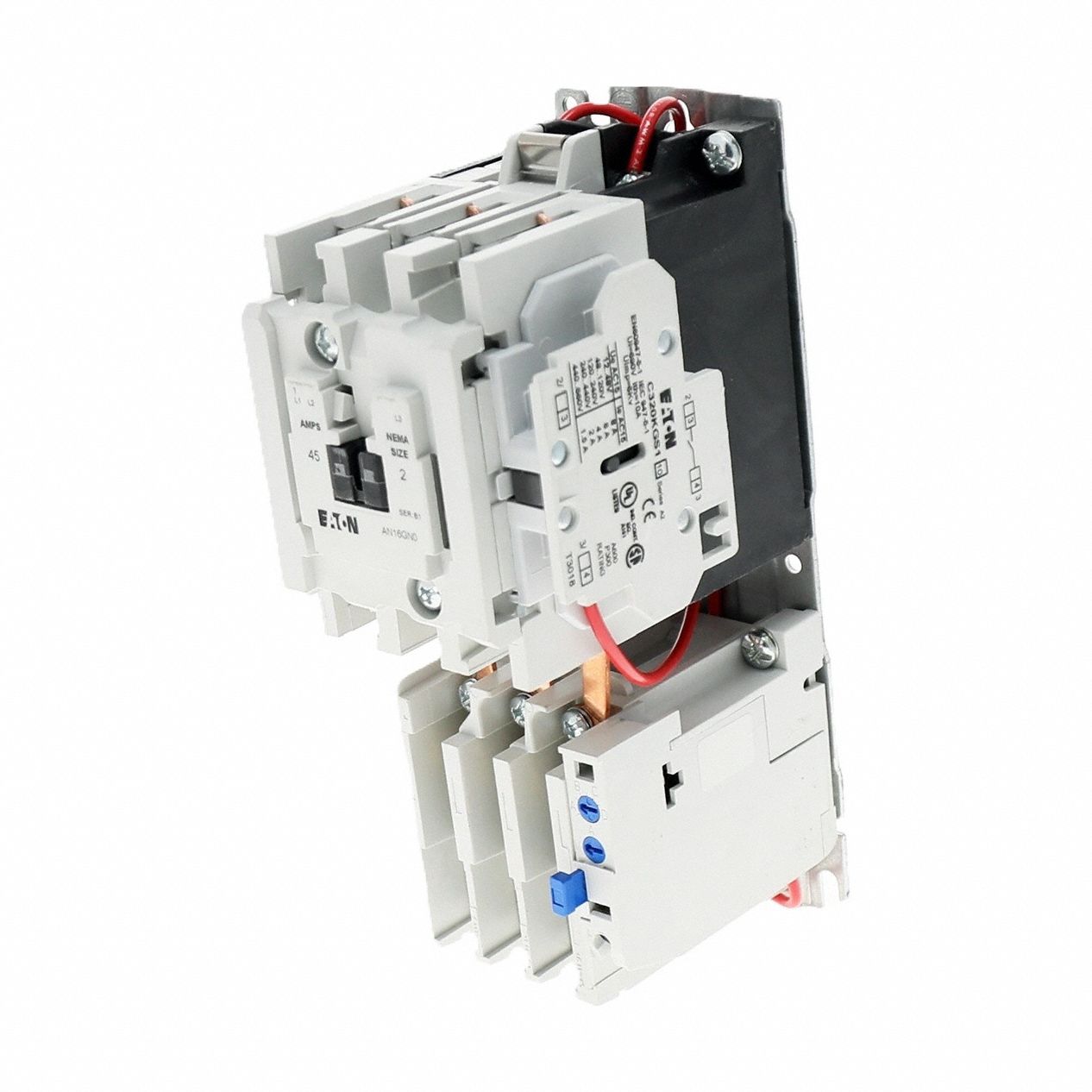 EATON CUTLER HAMMER, Non-Reversing, 3 Poles, IEC Magnetic Motor Starter ...