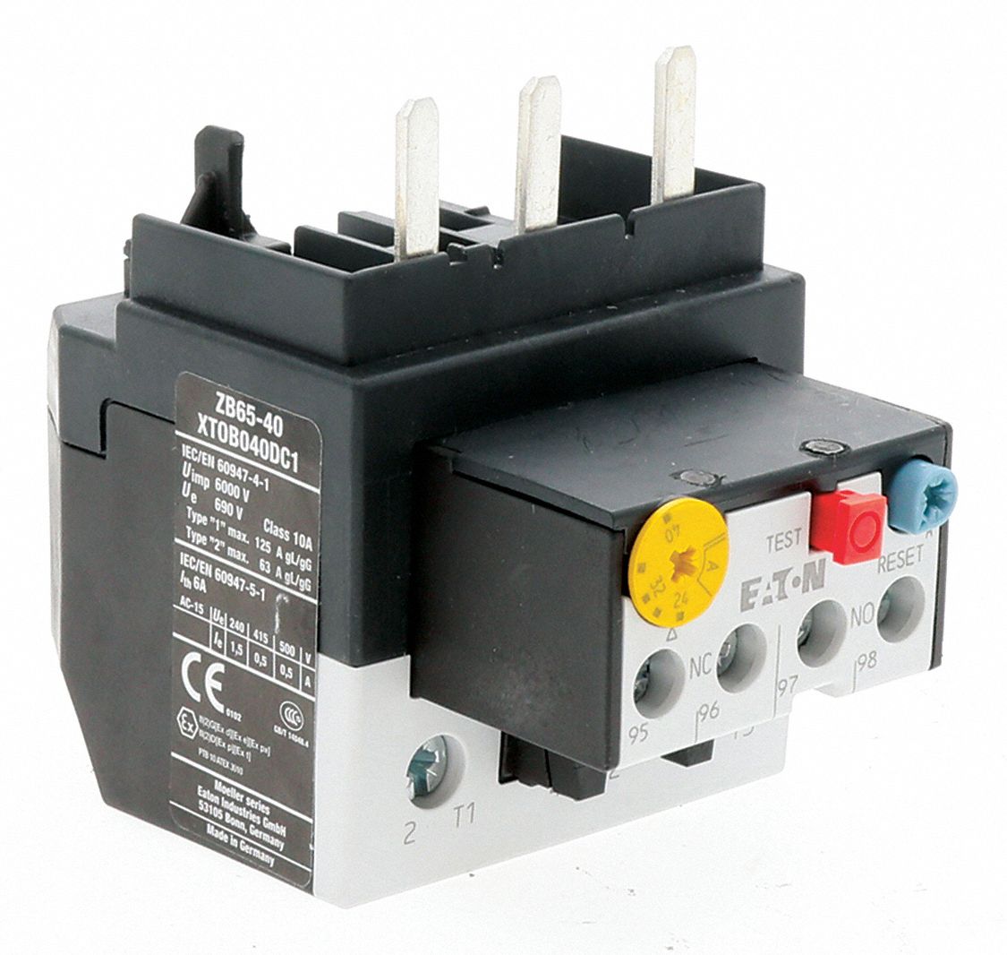 EATON, Thermal Protection, 3 Poles, IEC Overload Relay - 242Y57 ...