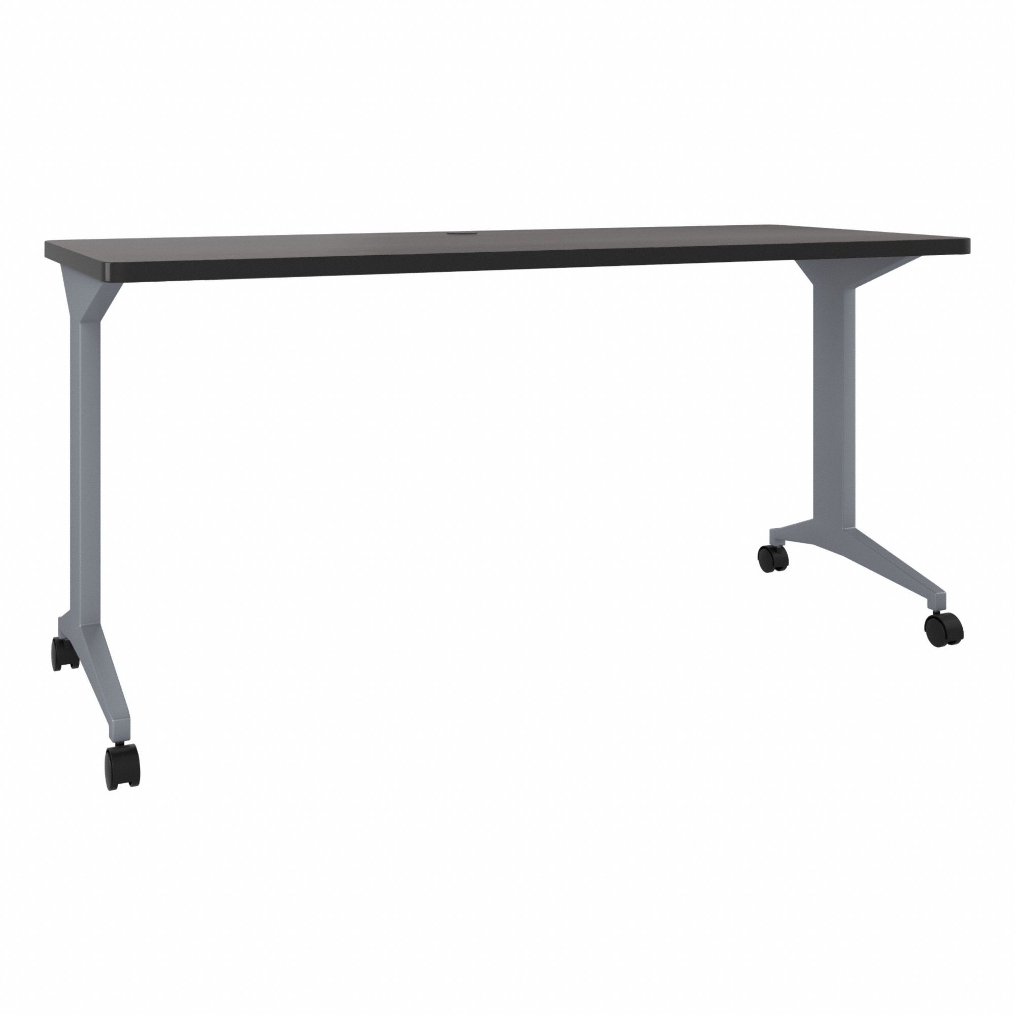 HIRSH, Melamine Laminate/Particleboard, Weathered Charcoal, Computer ...