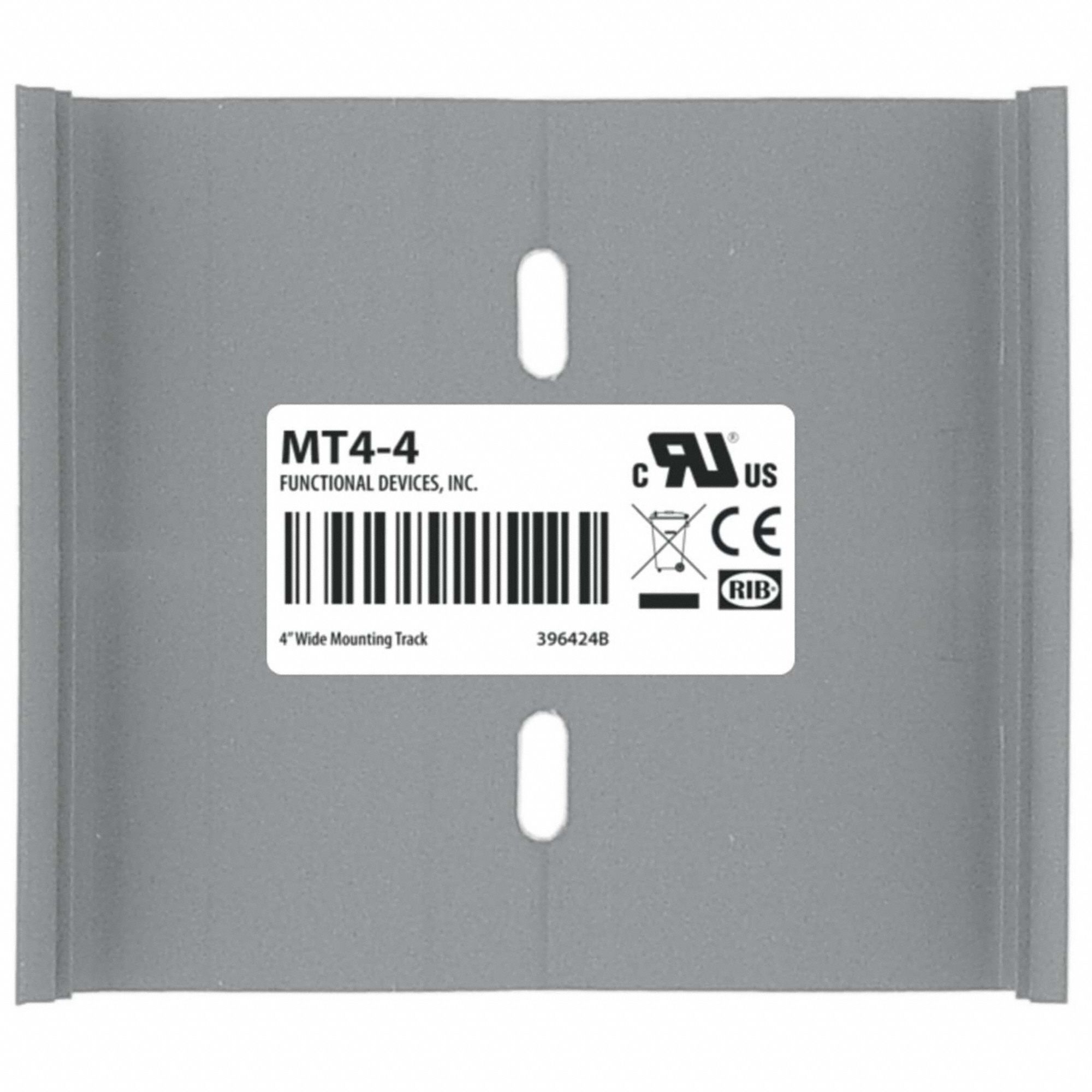 Mounting Snap Track,4.00" W x 4" L - Grainger