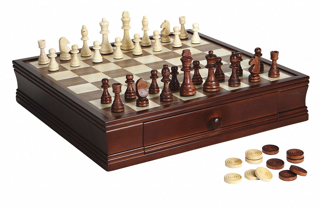 HATHAWAY, Chess and Checkers Set - 245A47|BG2110 - Grainger