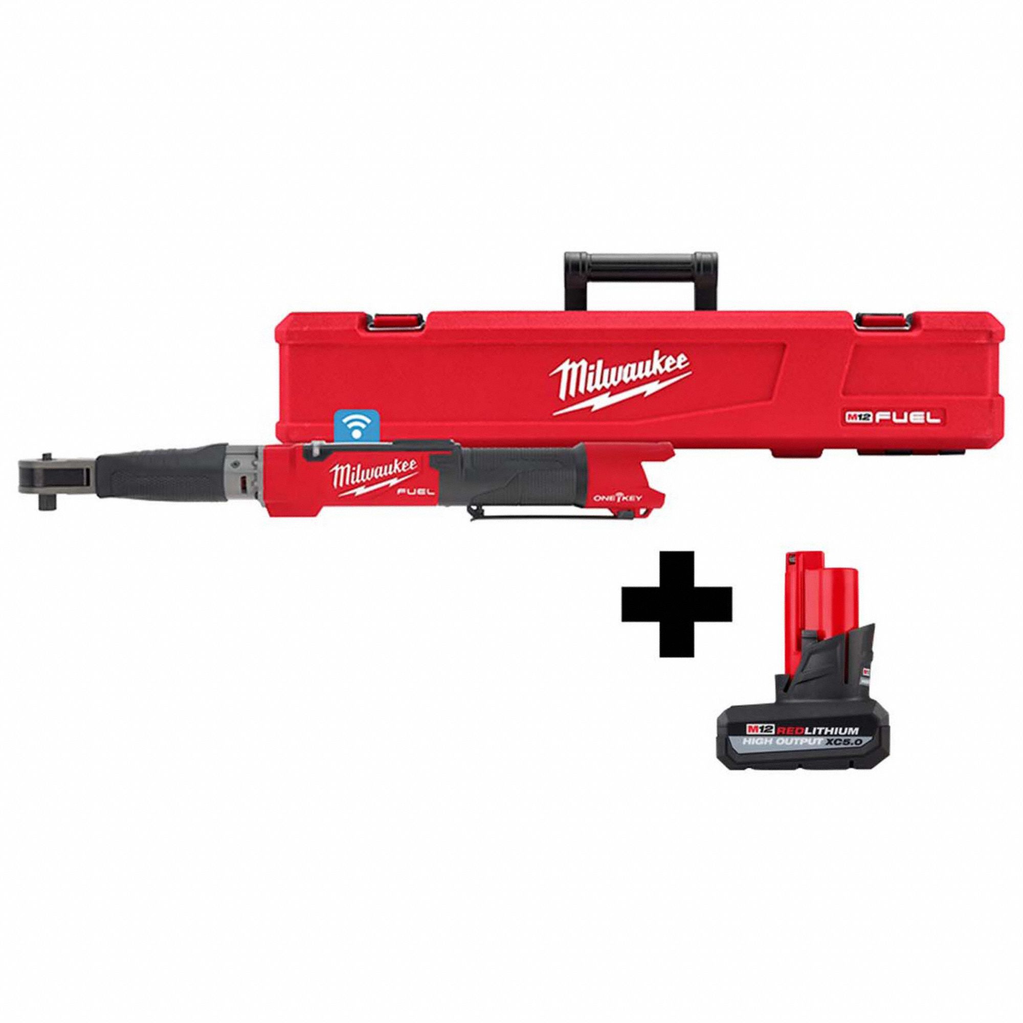 1/2 in Square Drive Size, 100 ft-lb Fastening Torque, Torque Wrench ...