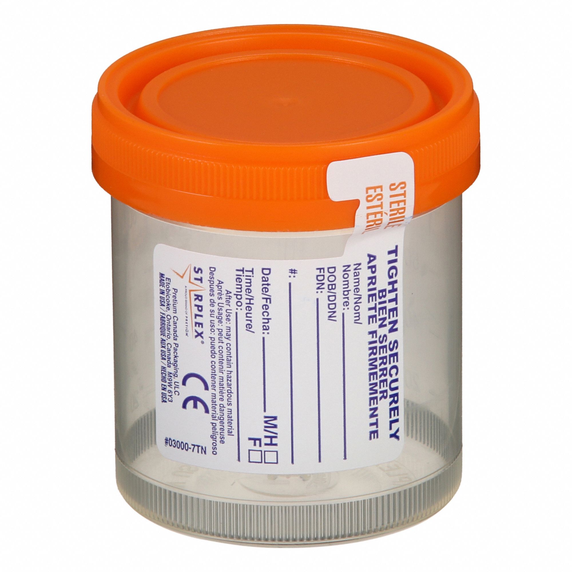 MEDEGEN MEDICAL PRODUCTS, 3 fl oz Capacity - oz, 90 mL Capacity - mL ...