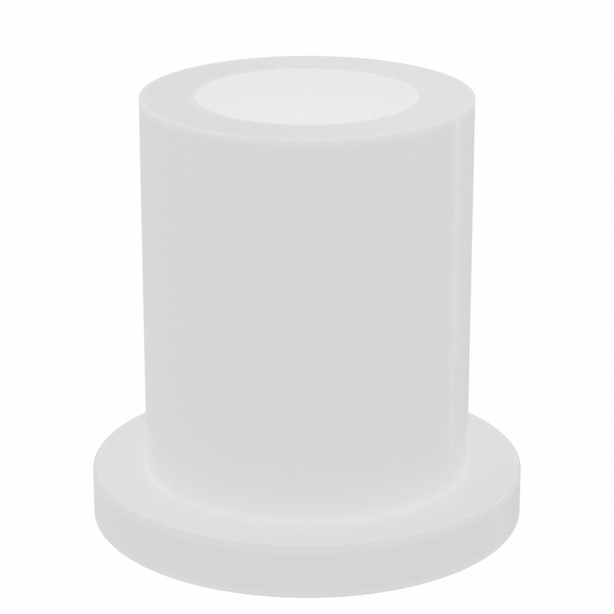 BUNTING BEARINGS, PTFE, 1/2 in Bore, Flanged Sleeve Bearing - 246P25 ...