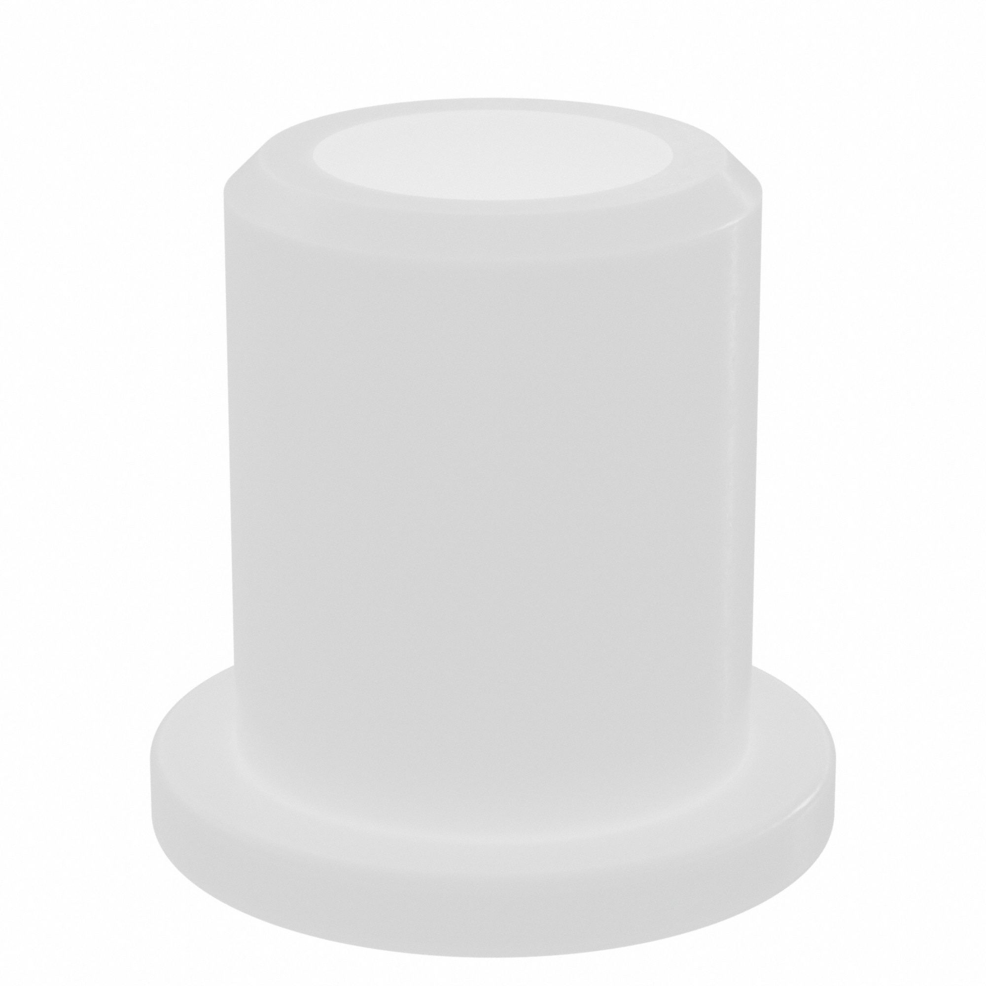 BUNTING BEARINGS, Nylon, 1/4 in Bore, Flanged Sleeve Bearing - 246R50 ...