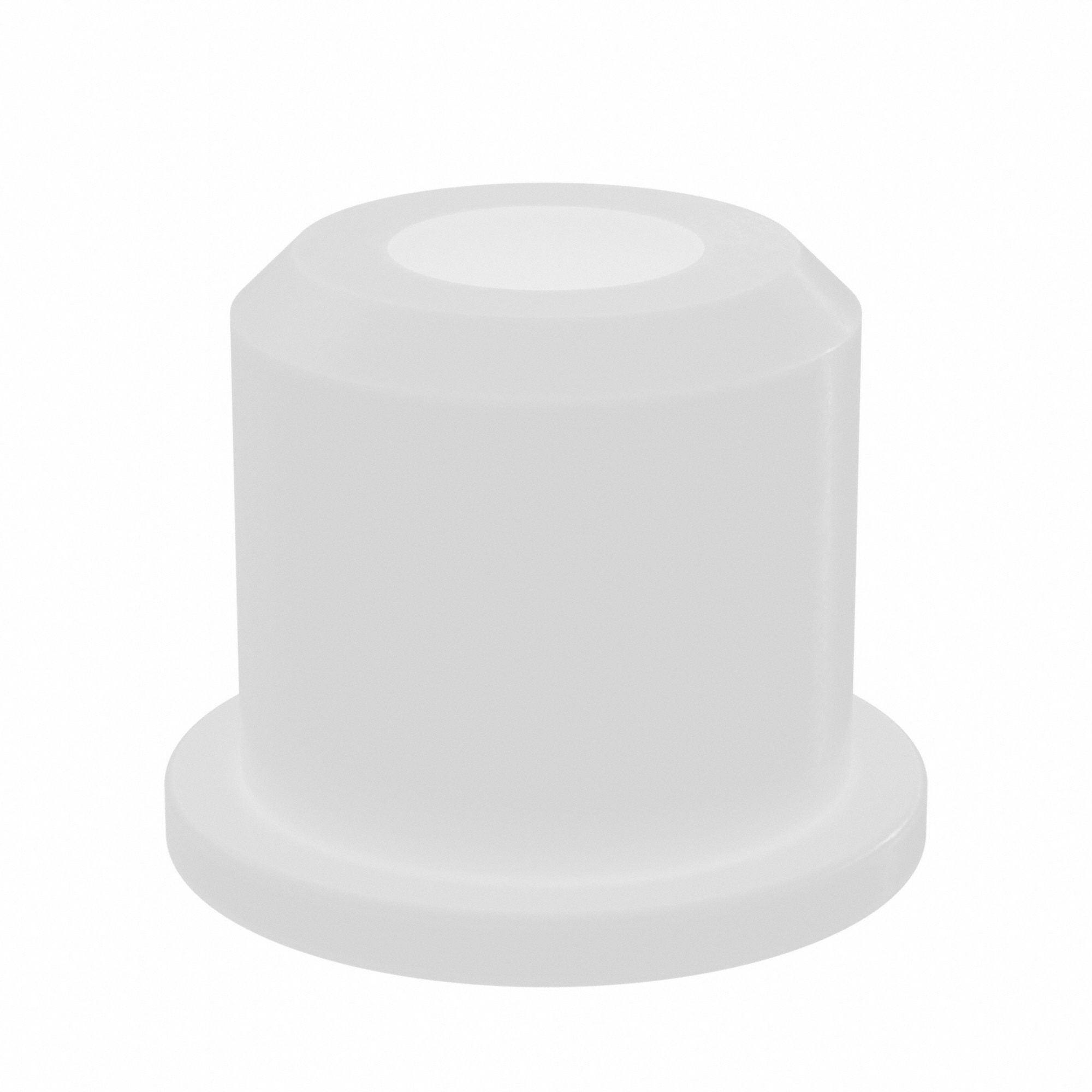 BUNTING BEARINGS, Nylon, 1/4 in Bore, Flanged Sleeve Bearing - 246R51 ...