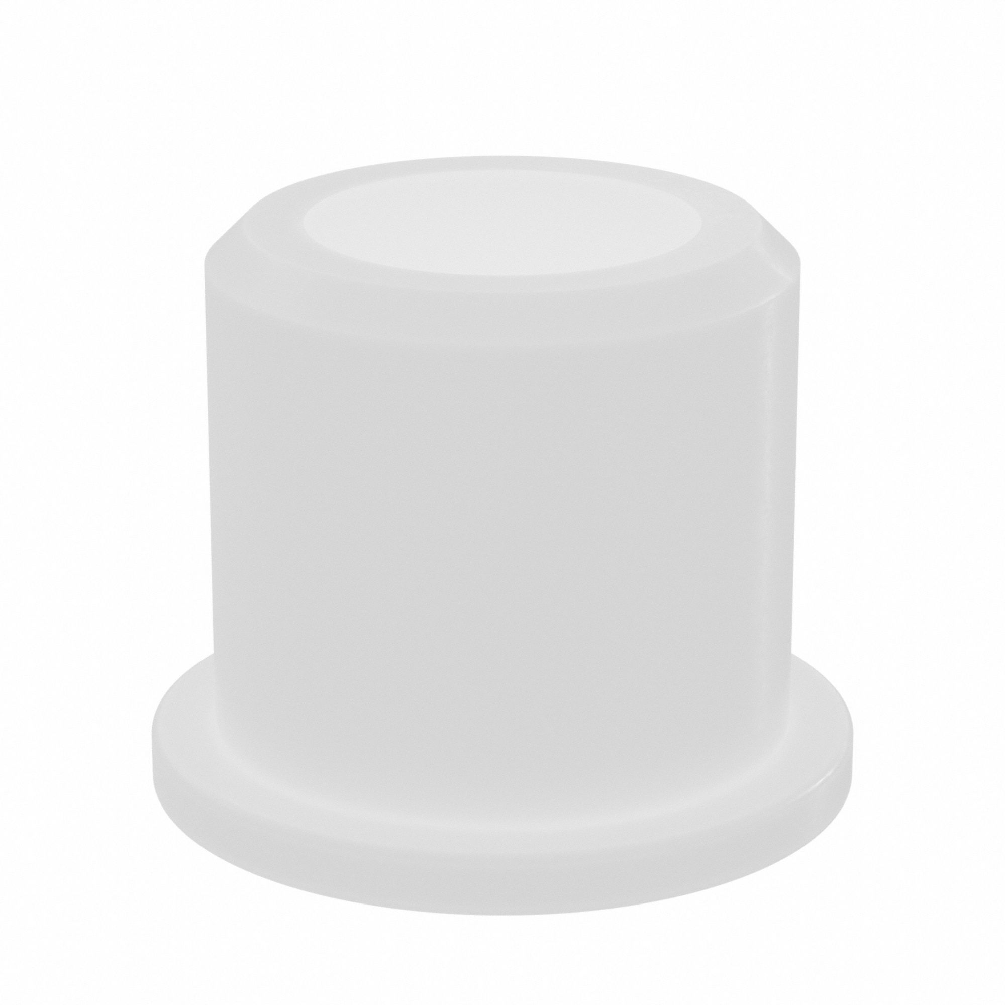 BUNTING BEARINGS, Nylon, 3/8 in Bore, Flanged Sleeve Bearing - 246R76 ...