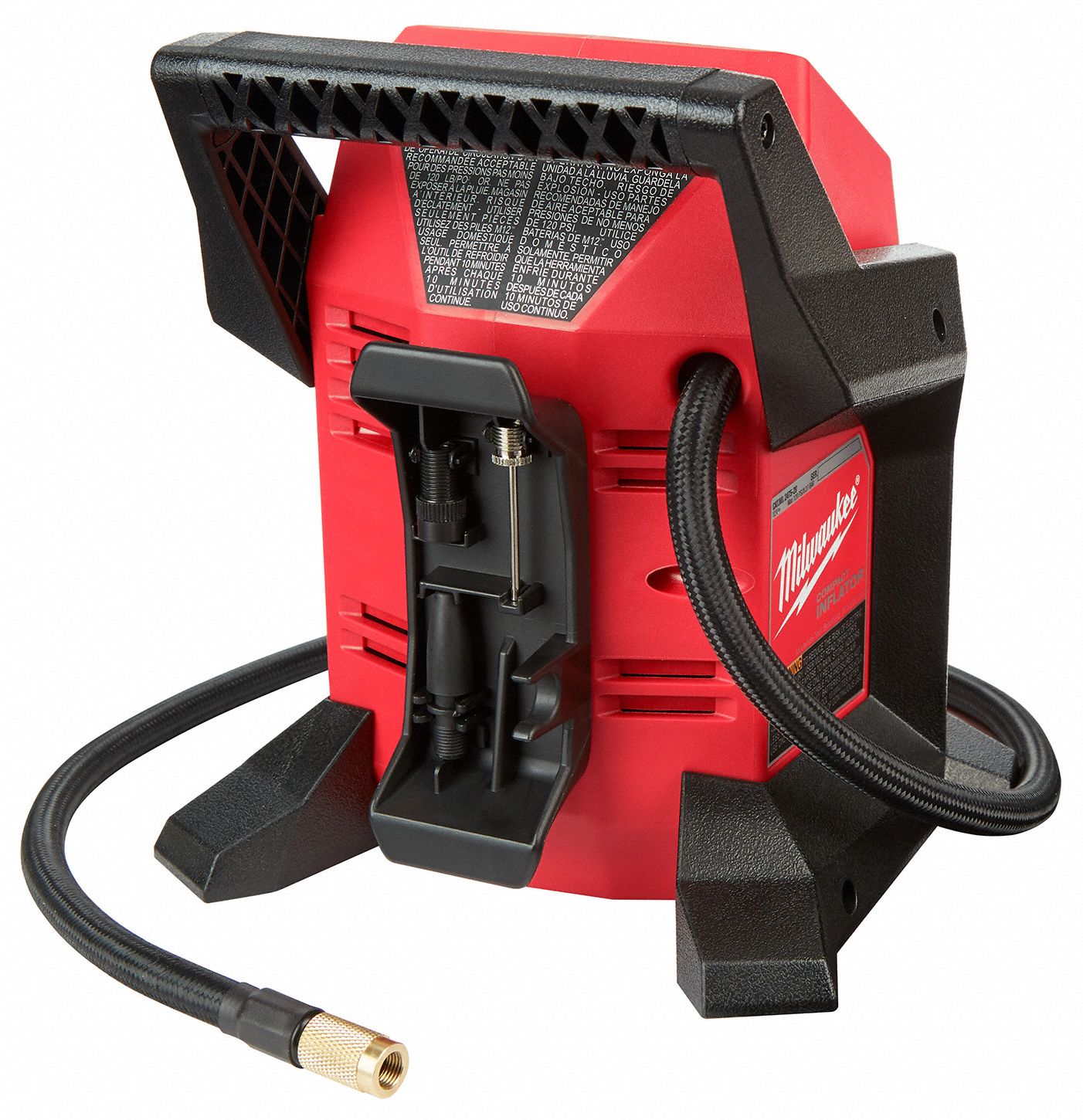 MILWAUKEE Cordless Inflator Kit: M12, Battery Included, 120 psi Max ...