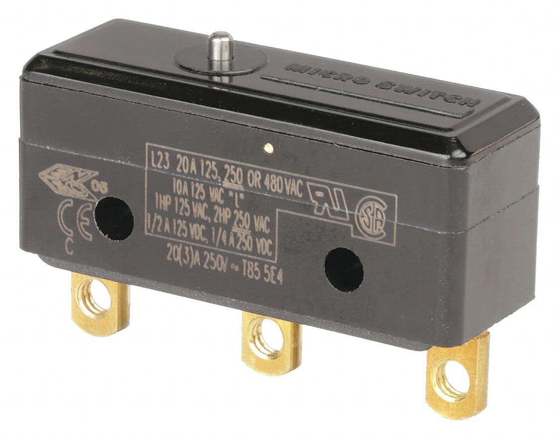 HONEYWELL, Pin Plunger Actuator, SPDT, Snap Action Switch - 24A009|BA ...