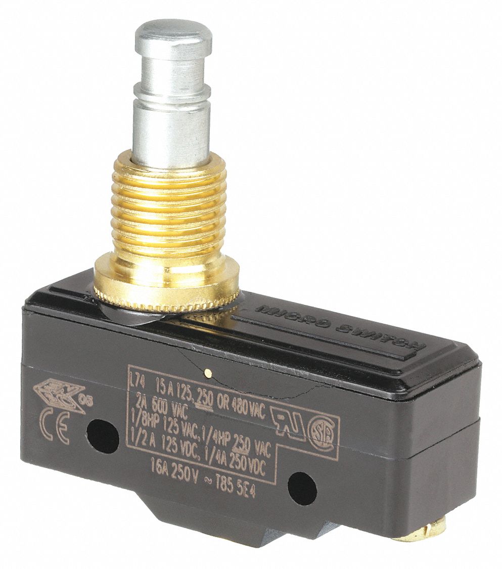 HONEYWELL, Plunger Actuator, 1NO/1NC, Snap Action Switch - 24A059|BZ ...