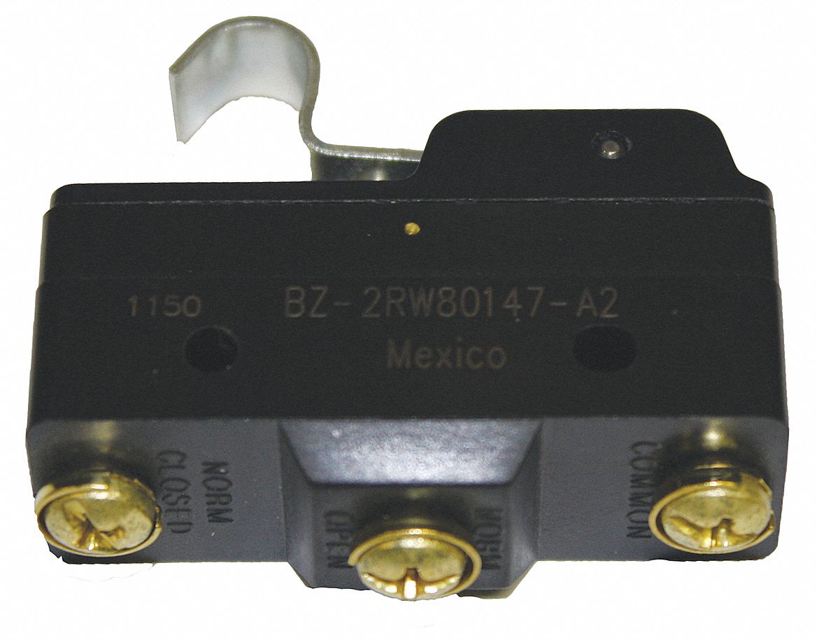 HONEYWELL, Roller Lever Actuator, 1NO/1NC, Snap Action Switch - 24A068 ...