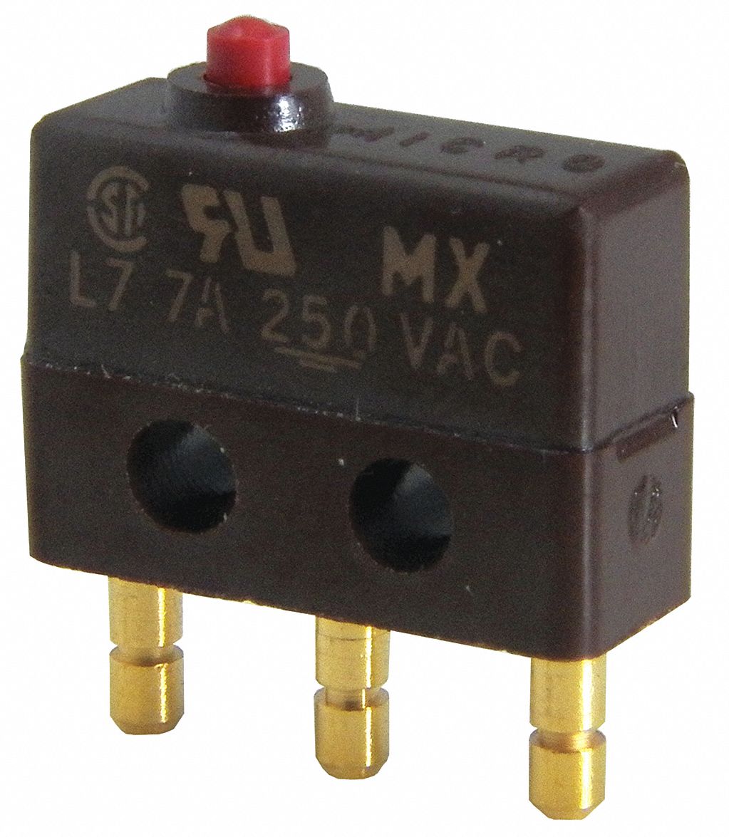 HONEYWELL Miniature Snap Action Switch: 7 A @ 240 V, 0.4 in Ht - Snap ...