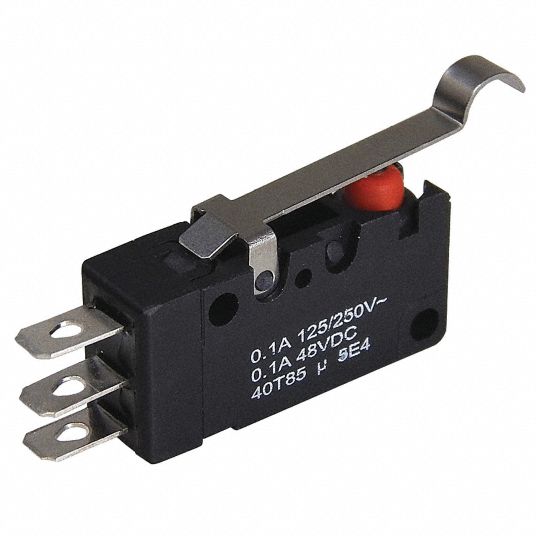 HONEYWELL, Roller Lever Actuator, 1NO/1NC, Miniature Snap Action Switch ...