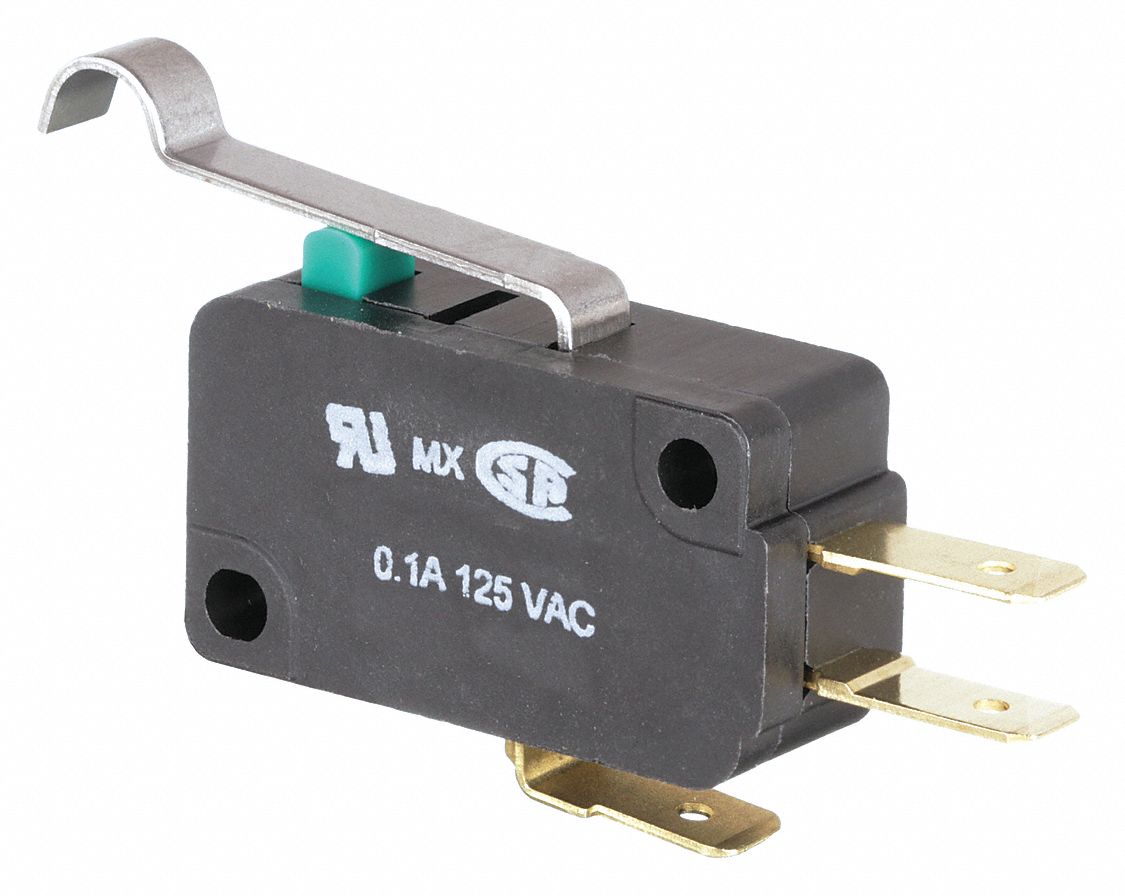 HONEYWELL, Roller Lever Actuator, 1NO/1NC, Miniature Snap Action Switch ...