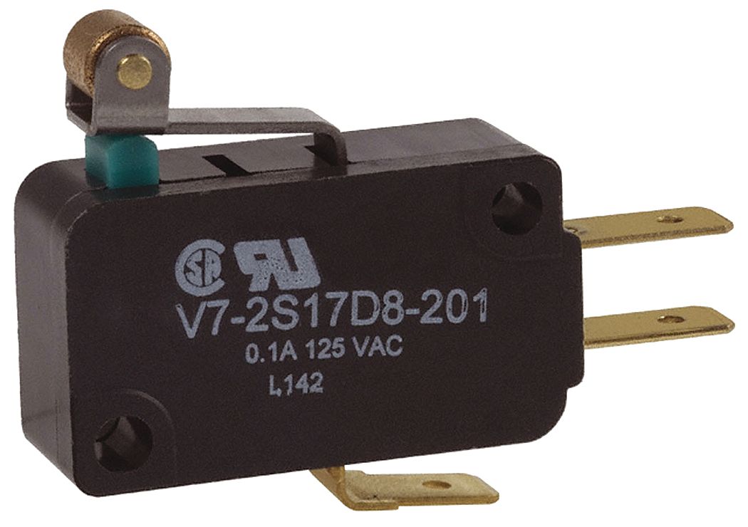 HONEYWELL Miniature Snap Action Switch: 0.1 A @ 120 V, 0.63 in Ht ...