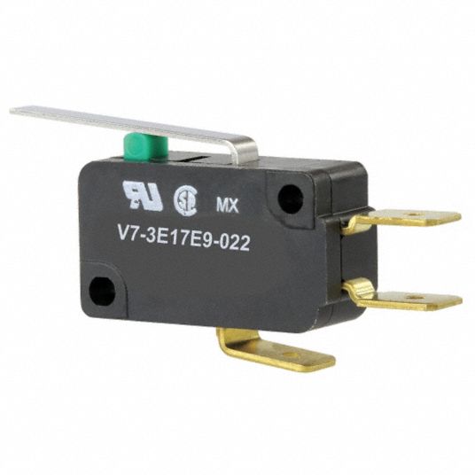 HONEYWELL Miniature Snap Action Switch: 10 A @ 240 V, 0.5 A @ 125 V, 0. ...
