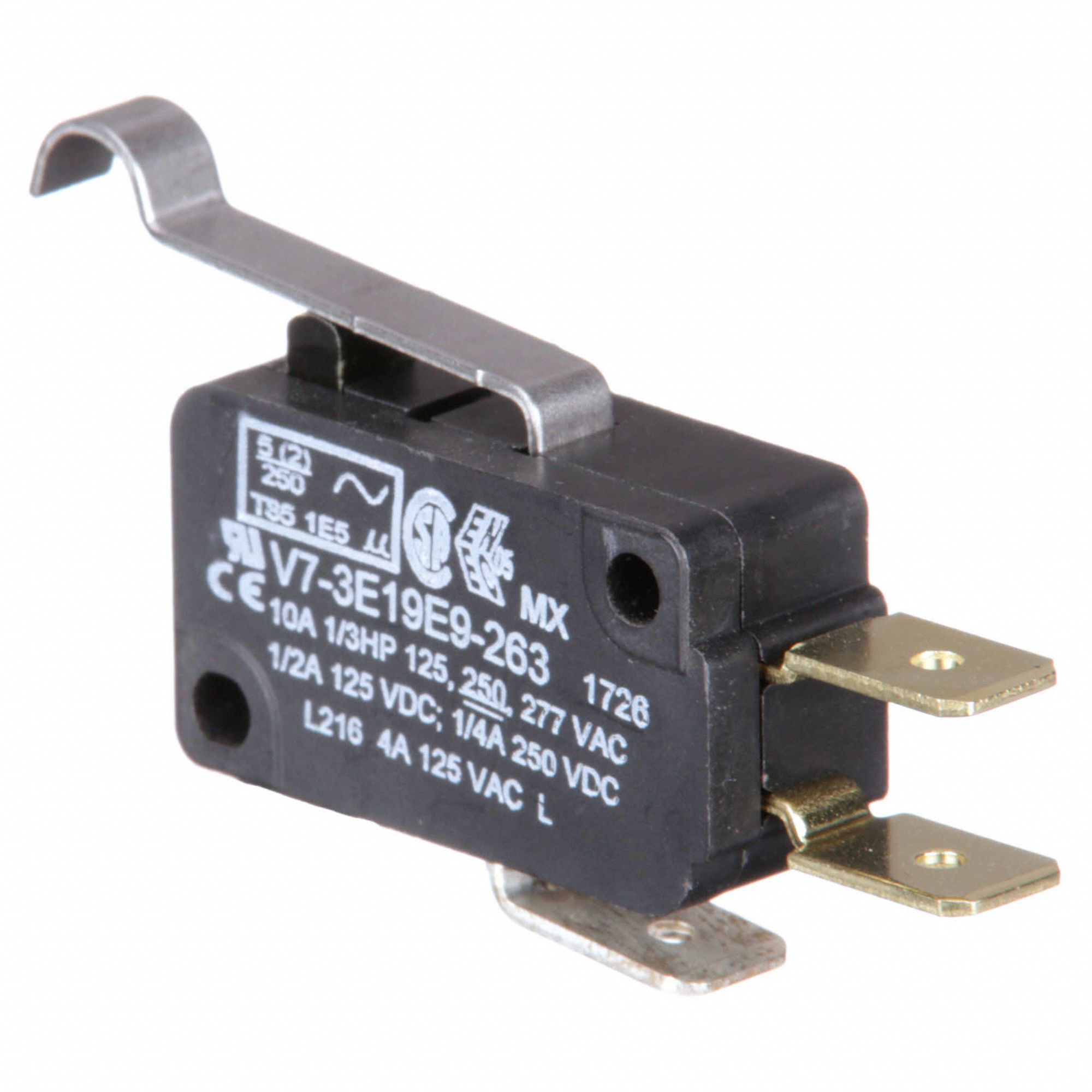 HONEYWELL, Lever Actuator, 1NO/1NC, Miniature Snap Action Switch ...