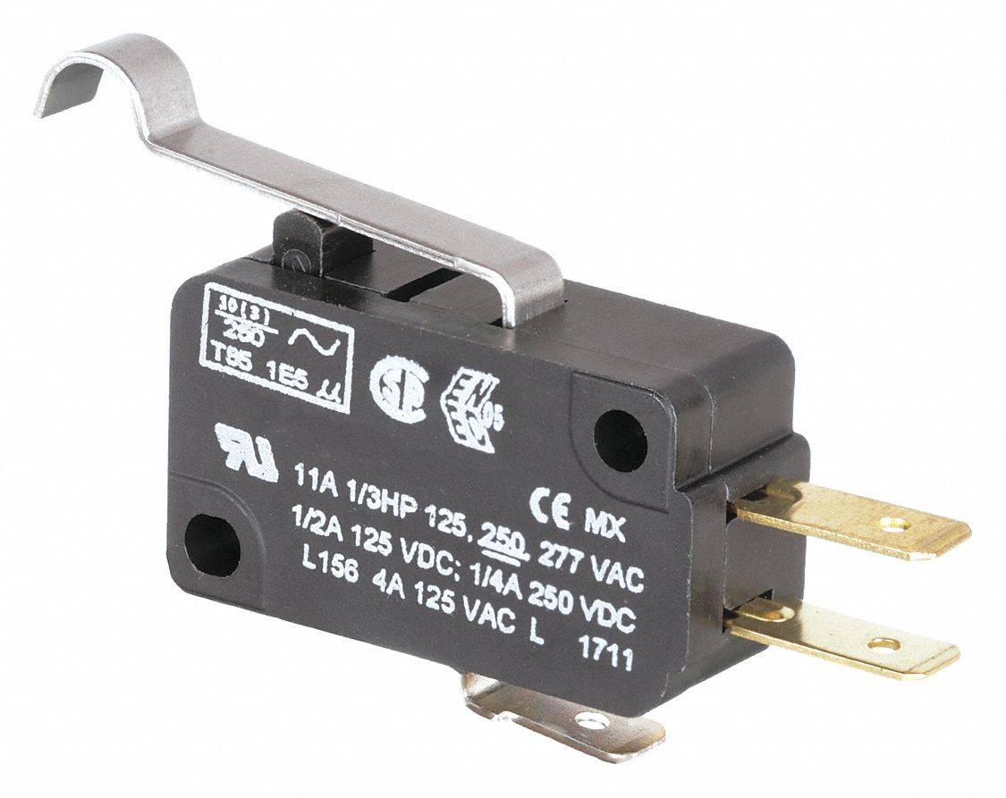 HONEYWELL, Lever Actuator, 1NO/1NC, Miniature Snap Action Switch ...