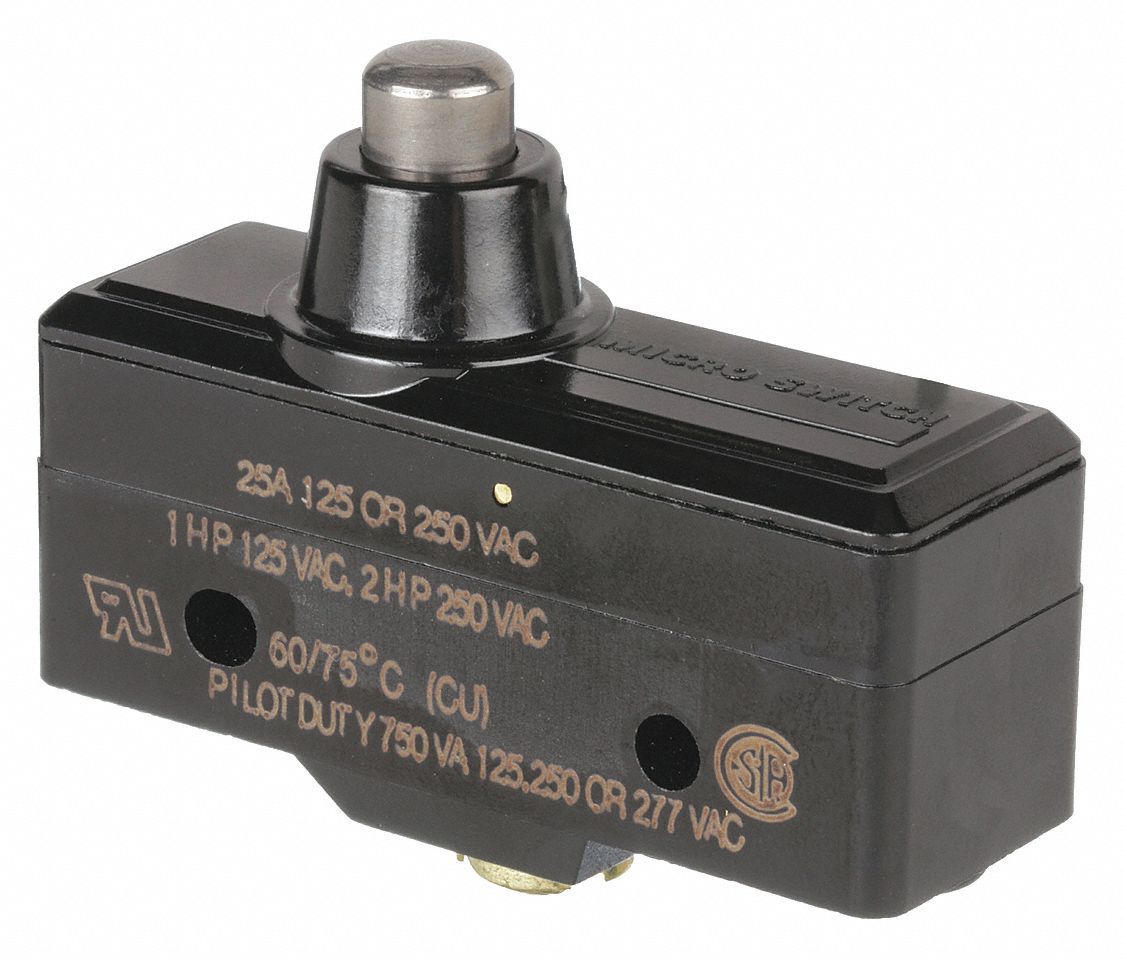 HONEYWELL, 25 A @ 240 V, 1 in Ht - Snap Action Switch, Industrial Snap ...