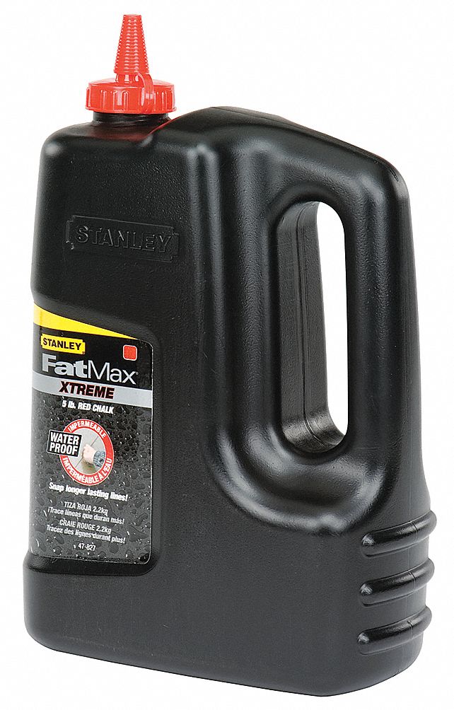 STANLEY, Red, Permanent, Marking Chalk Refill - 24A360|47-827 - Grainger