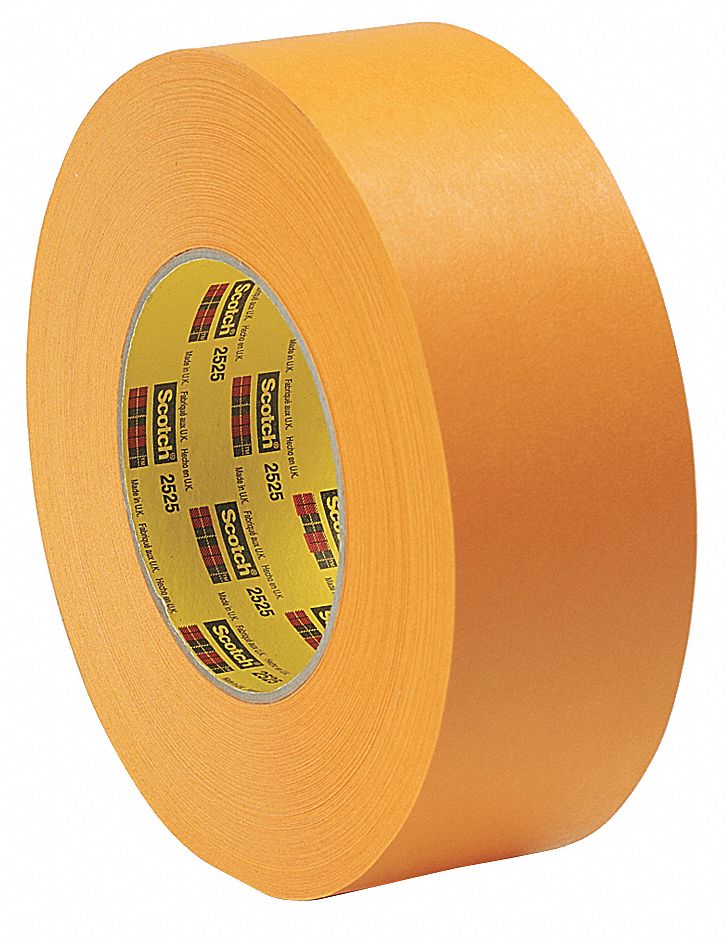 SCOTCH Cinta de Enmascarar, Papel, Caucho, 9.50 mil, 72mm, 55m, Rollo ...
