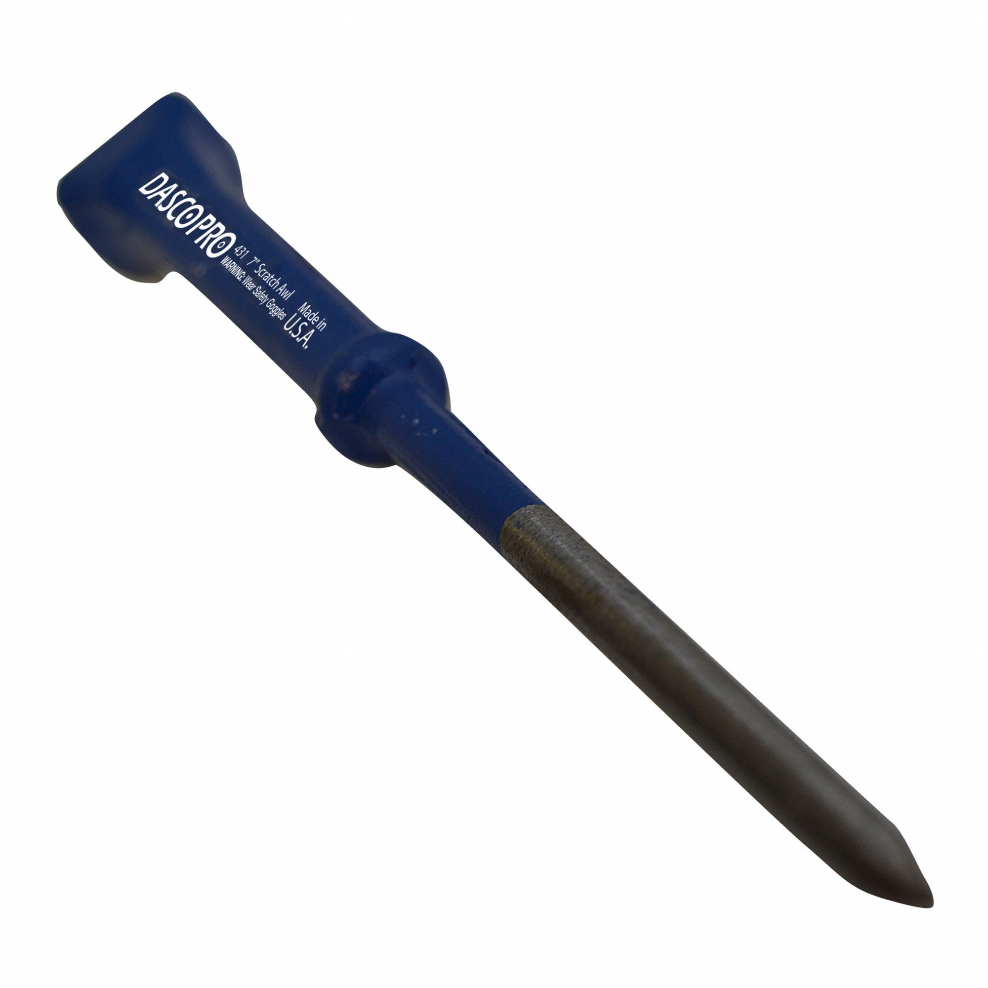 DASCO PRO Scratch Awl: 7 in Overall Lg, 1/16 in Tip Size, Straight, 1 ...