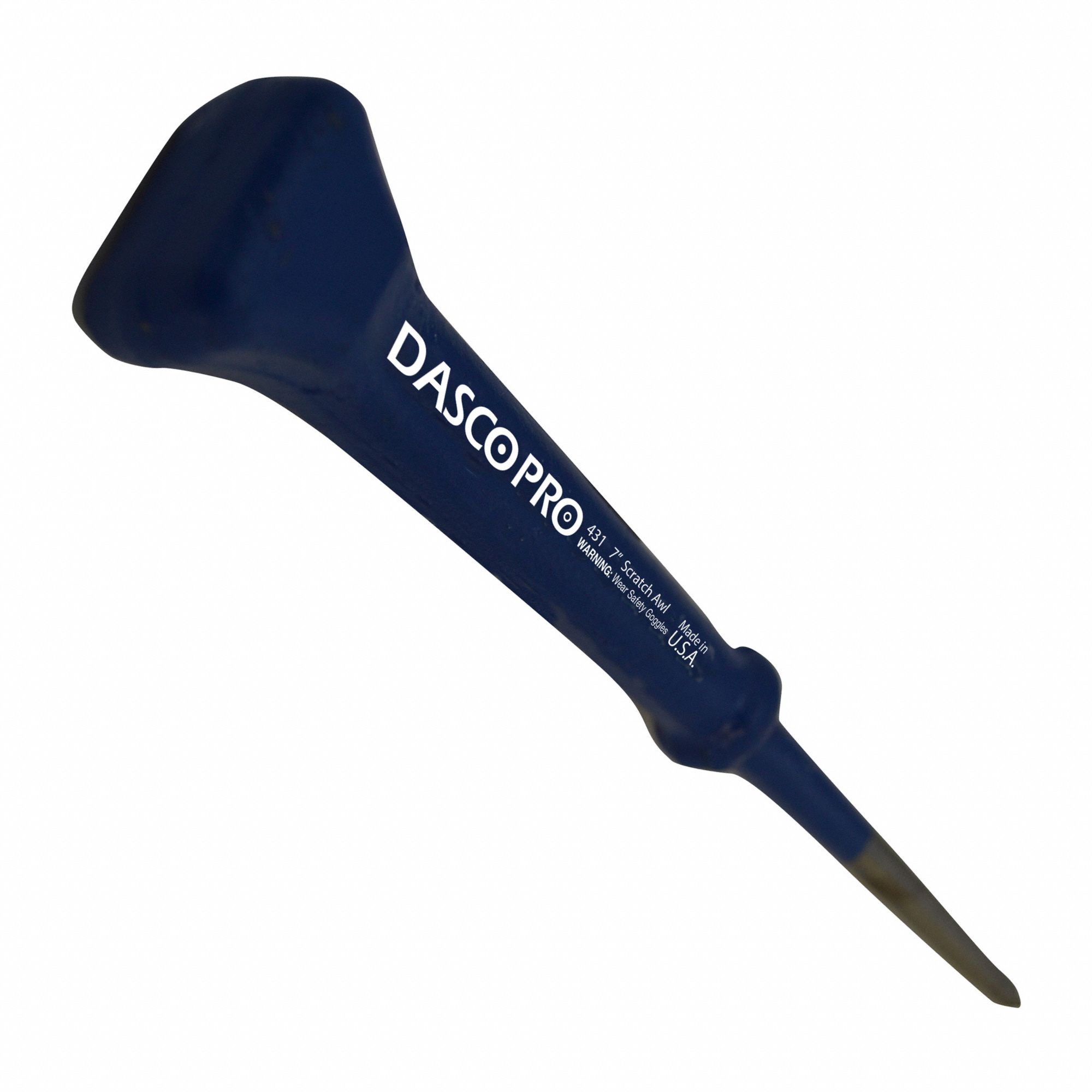DASCO PRO Scratch Awl: 7 in Overall Lg, 1/16 in Tip Size, Straight, 1 ...