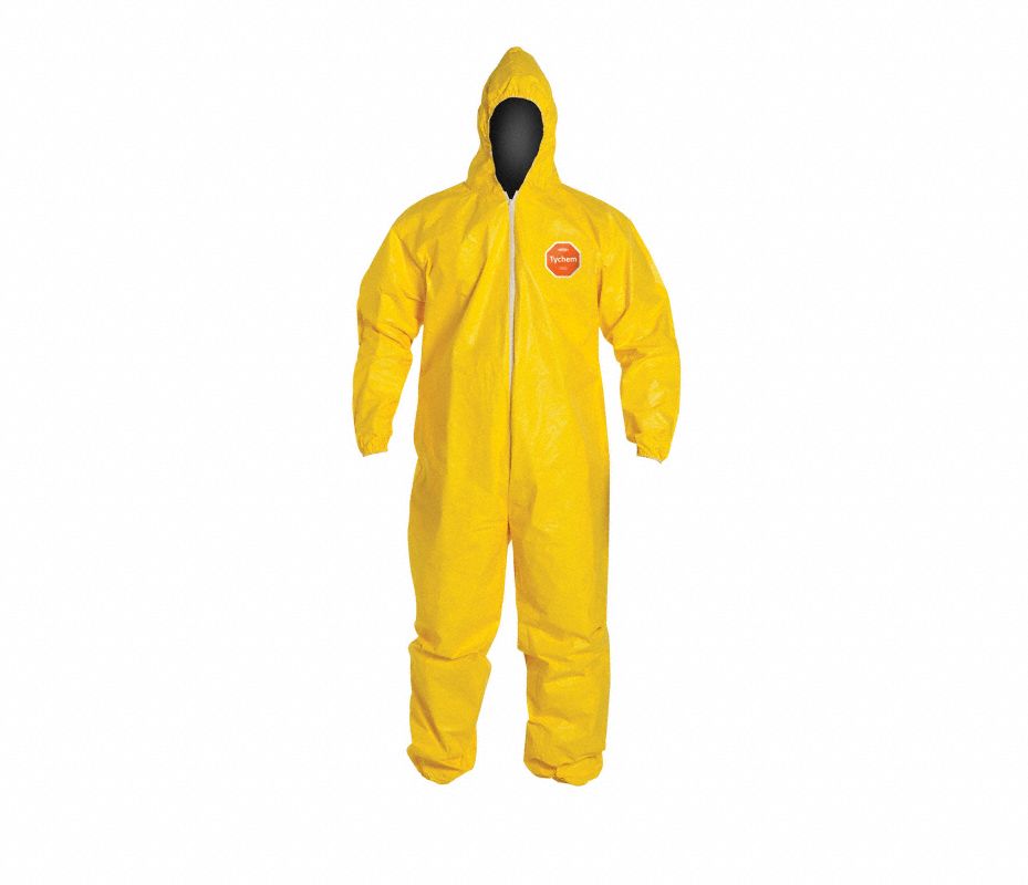 DUPONT Overol Resistente a Químicos con Capucha Tychem® 2000 Talla XG ...