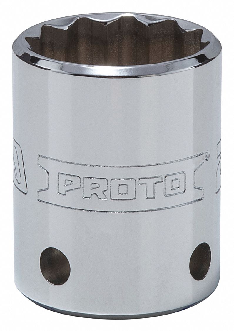 PROTO, Metric, 1/2 in Drive Size, Socket - 24AH90|J5424M-TT - Grainger