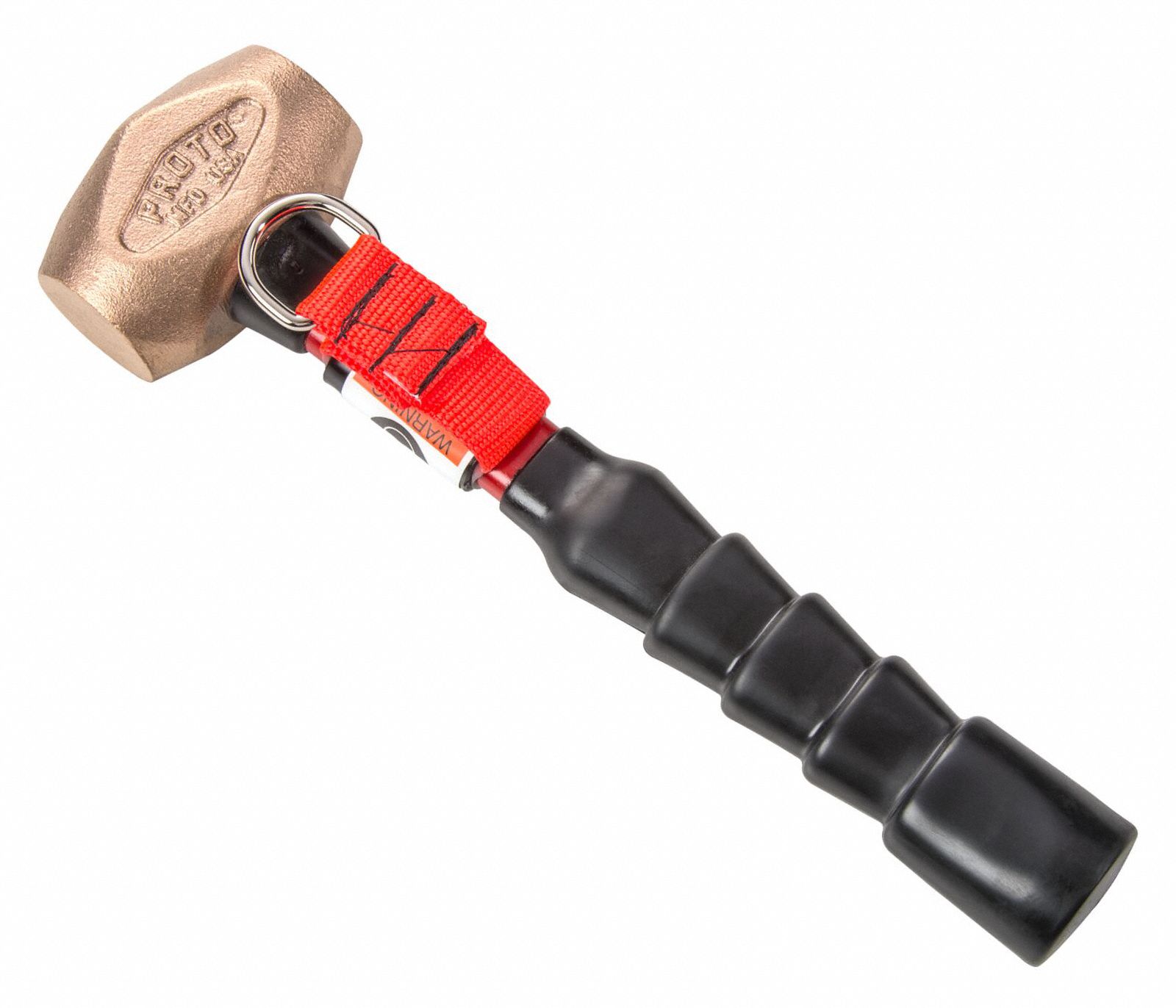 PROTO Non-Sparking Engineering Hammer: Fiberglass Handle, 3 lb Head Wt ...