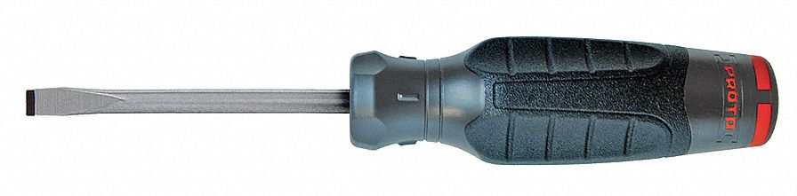 PROTO, 3/16 in Tip Size, Std Lg, Tether Ready Slotted Screwdriver ...