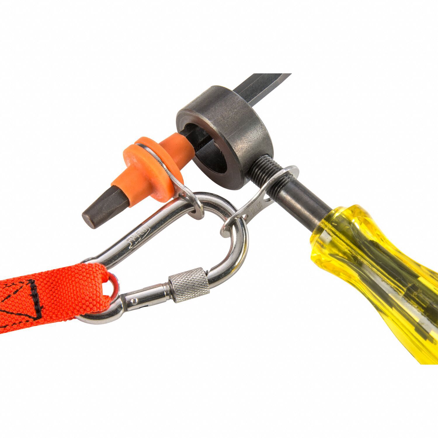 PROTO Tethered Punch and Cold Chisel Holder: 8 in, 1 in Max Capacity, 1 ...