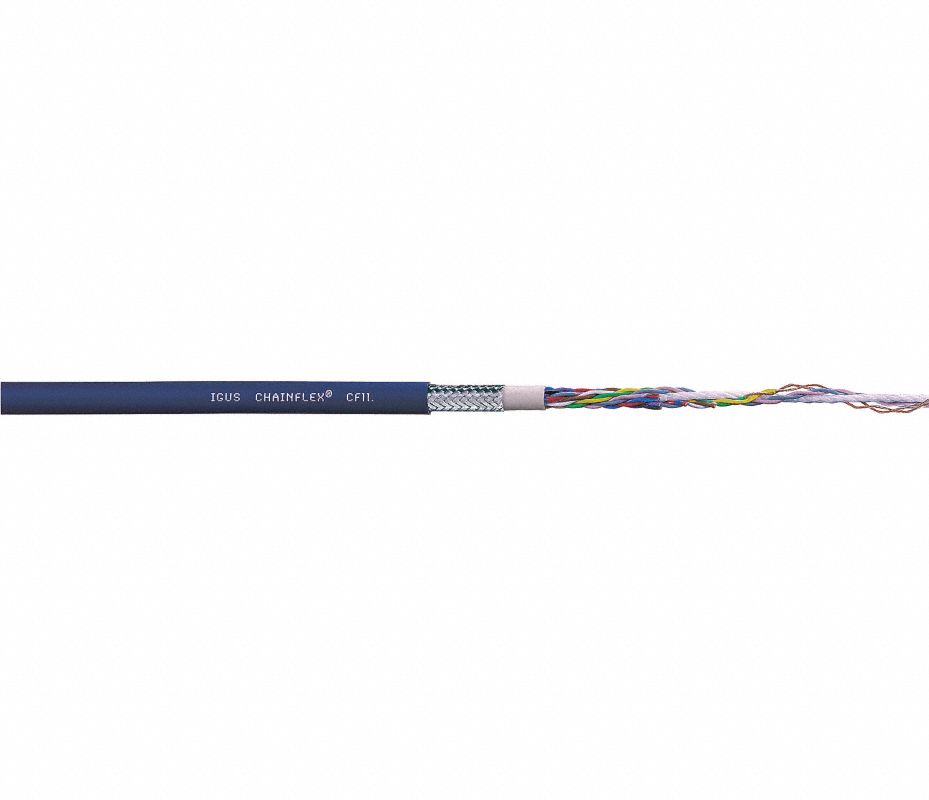 CHAINFLEX Cable Troncal DeviceNet,Flex.,1-1600pies - 24C170 | CFBUS-031 ...