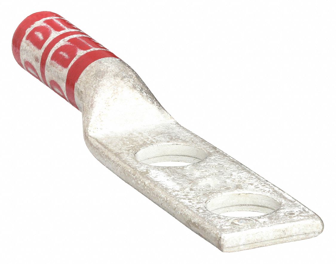 8 AWG Max Wire Size, 3/8 in Stud Size, Two-Hole Lug Compression ...