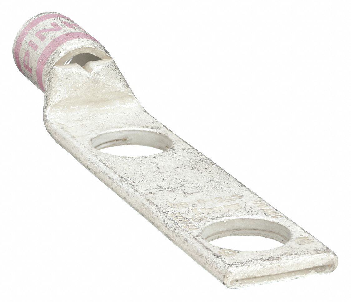 1/0 AWG Max Wire Size, 1/2 in Stud Size, Two-Hole Lug Compression ...