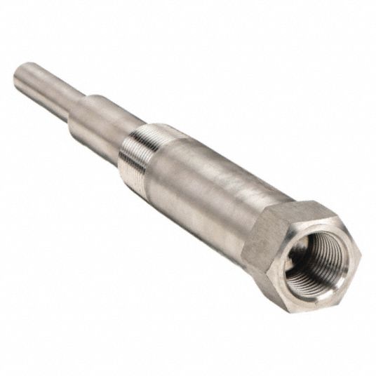 Stainless Steel, 3/4 in MNPT, Threaded Thermowell - 24C497|24C497 ...