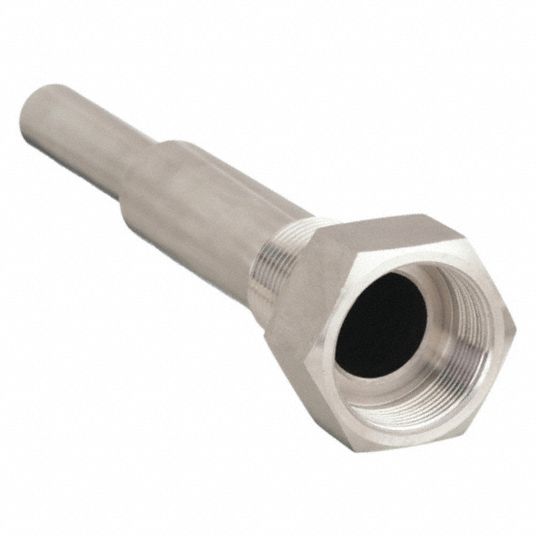 Stainless Steel, 3/4 in MNPT, Threaded Thermowell - 24C508|24C508 ...