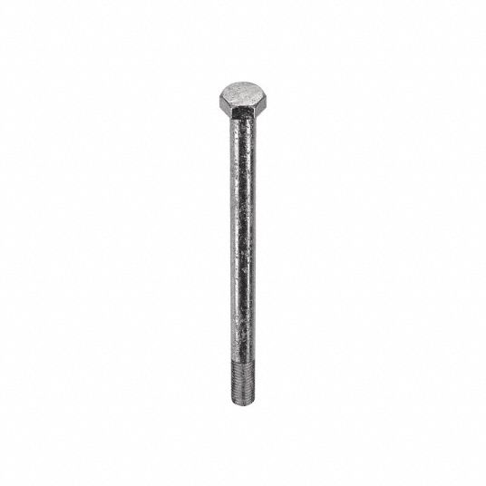 1/2"-13, Hex Head Cap Screw, 7 1/2 in Fastener Length, 316 Stainless ...
