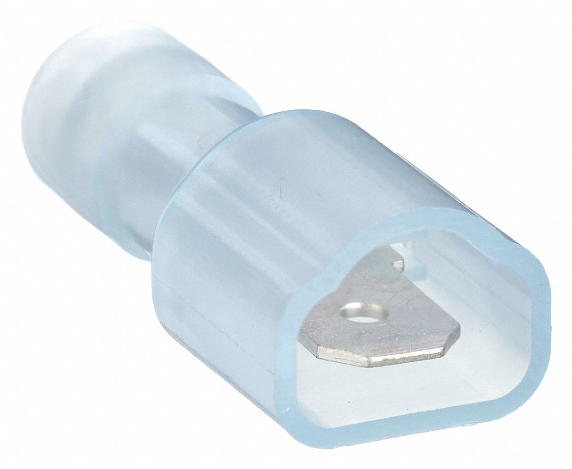 GRAINGER, Male Tab, Blue, Wire Disconnect - 24C851|24C851 - Grainger