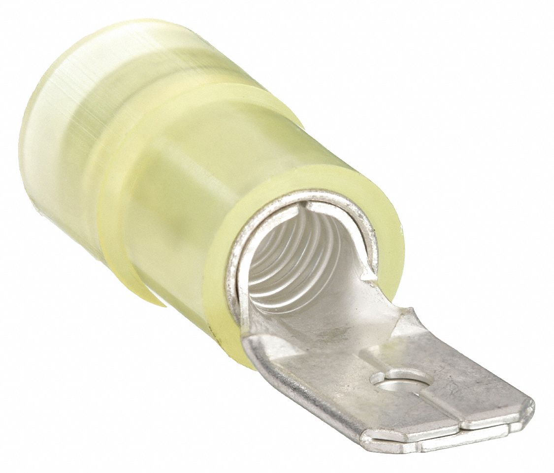 GRAINGER, Male Tab, Yellow, Wire Disconnect - 24C854|24C854 - Grainger