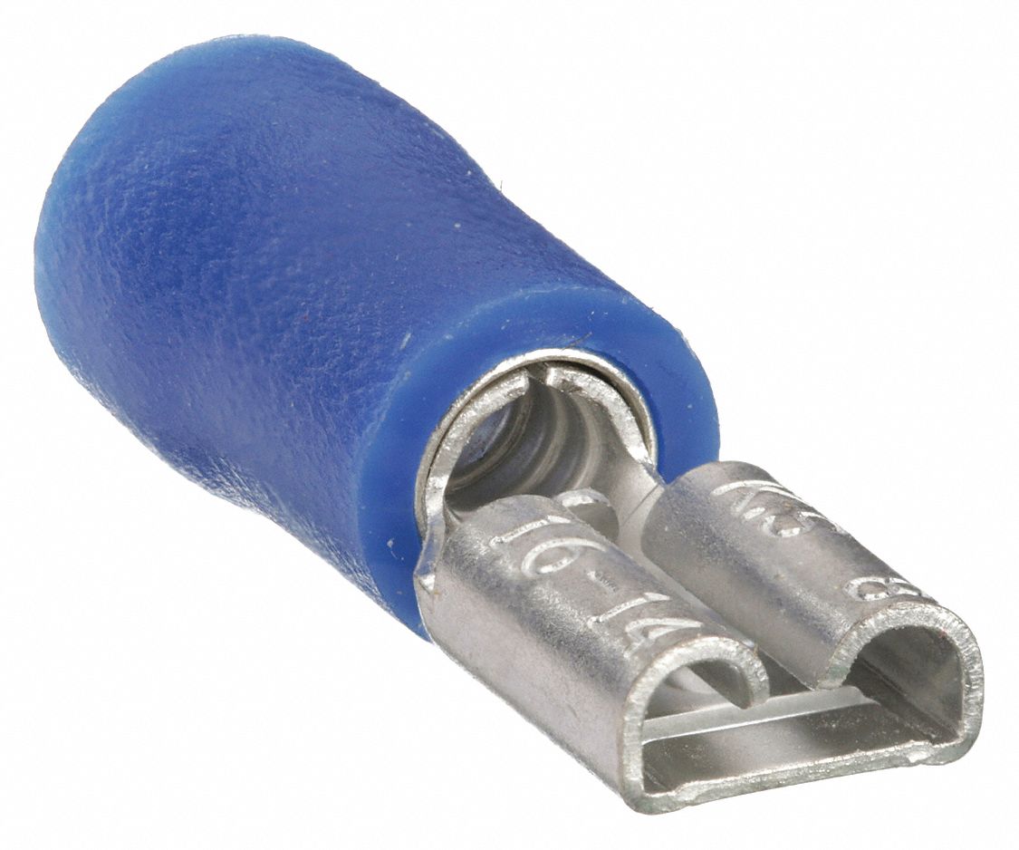 GRAINGER, Female Socket, Blue, Wire Disconnect - 24C897|24C897 - Grainger