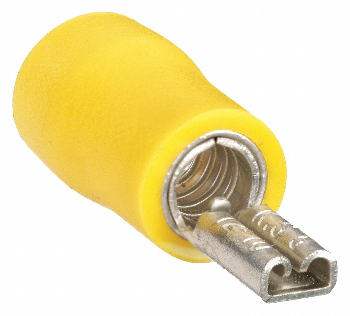 GRAINGER, Female Socket, Yellow, Wire Disconnect - 24C909|24C909 - Grainger